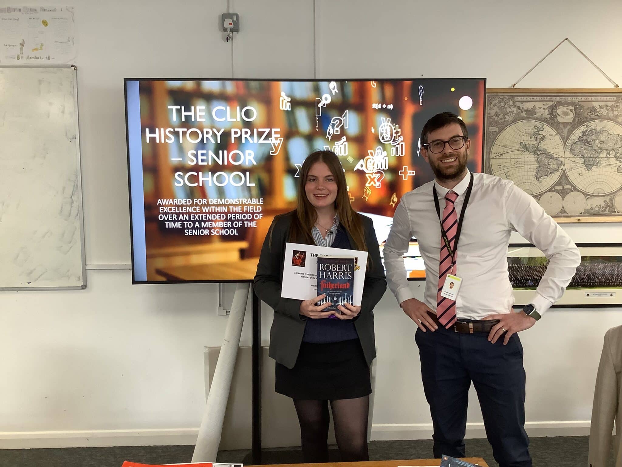 CLIO History Prizes Awarded - Caterham School