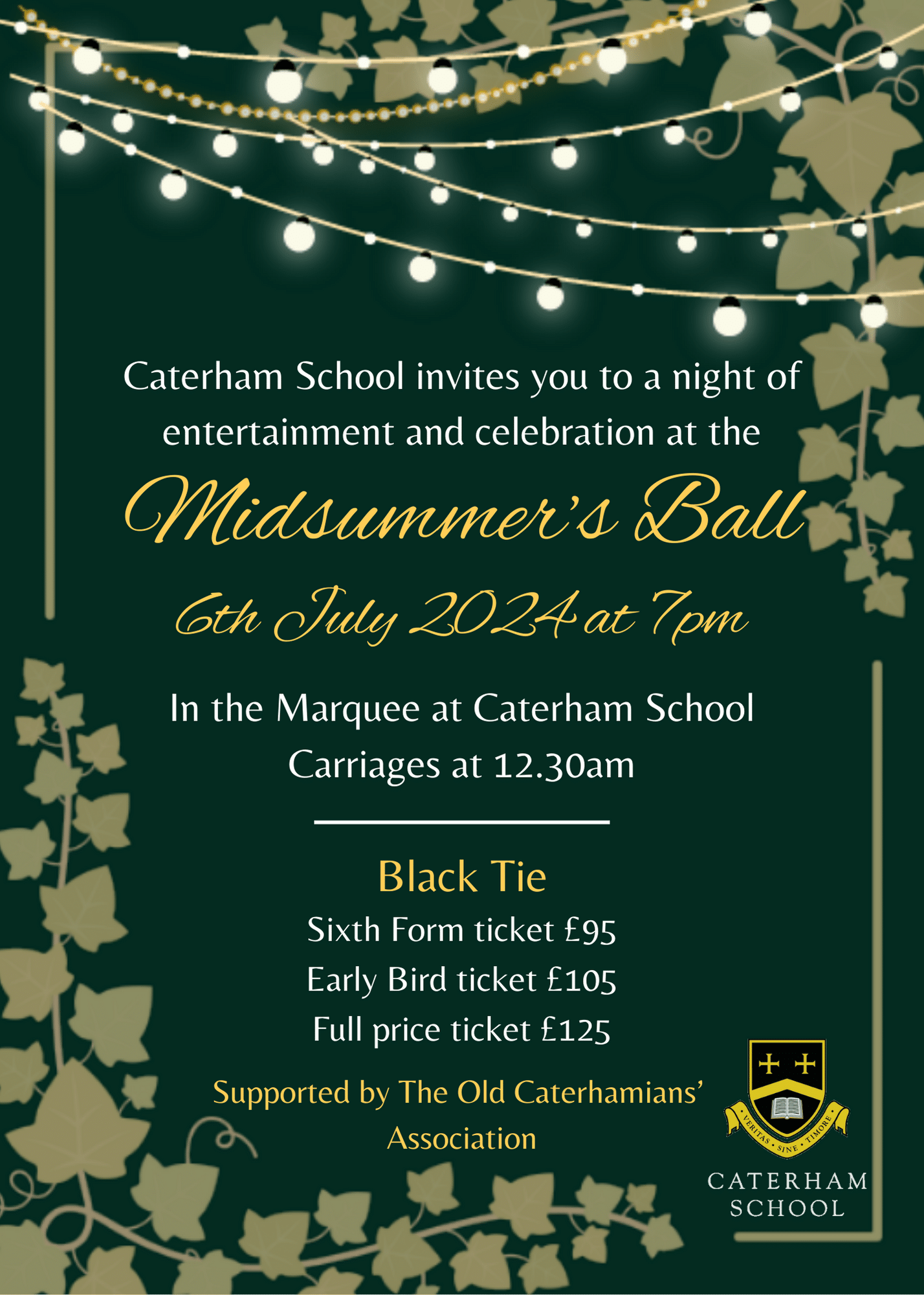 Midsummer's Ball - Caterham School