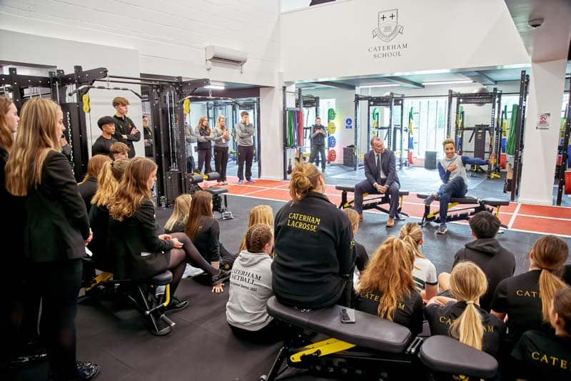 Dame Kelly Holmes Opens Supercharged Sports Centre - Caterham School