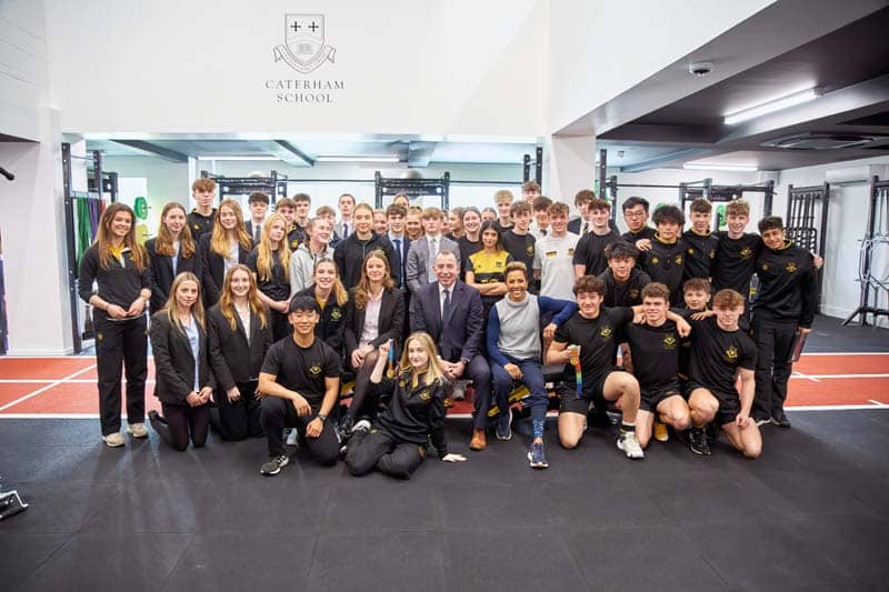 Dame Kelly Holmes Opens Supercharged Sports Centre - Caterham School