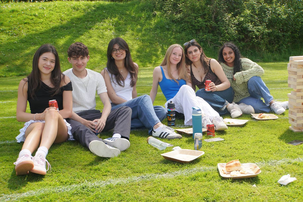 Upper Sixth Leavers' Celebrations Ahead of Study Leave - Caterham School