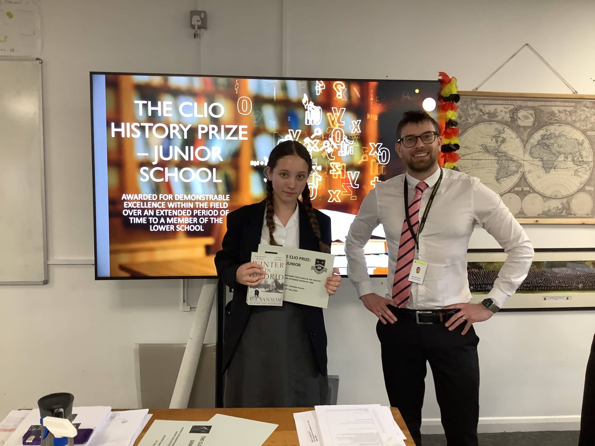 CLIO Prize: Half Termly History Awards - Caterham School