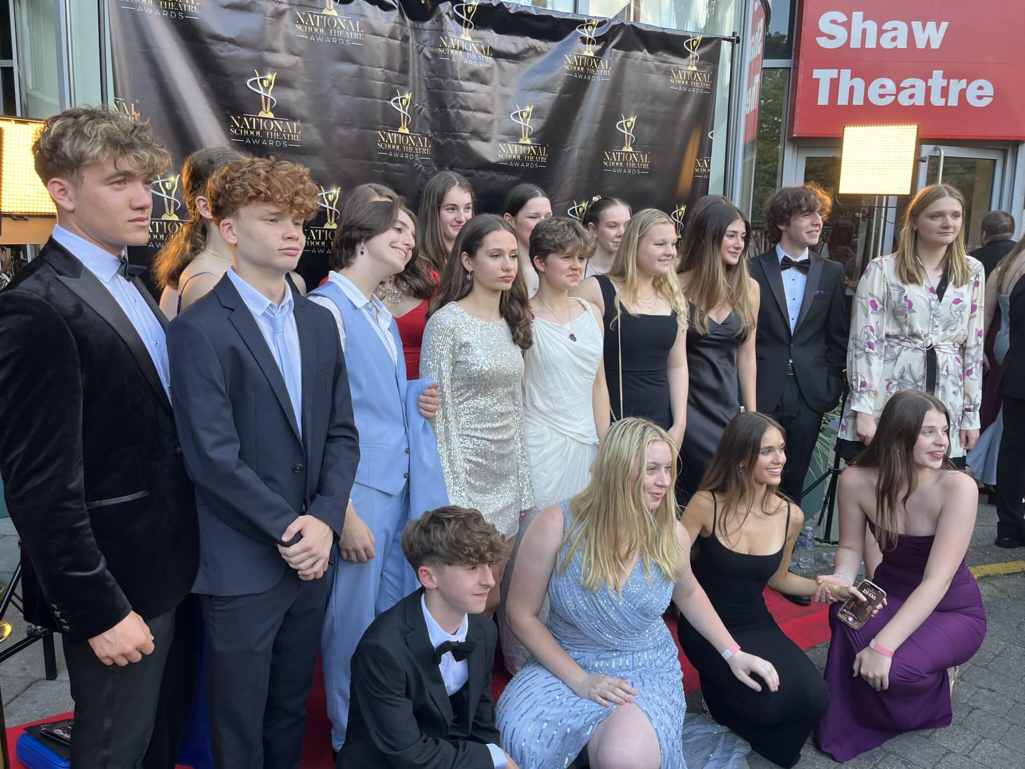 The Lightning Thief Cast Hit Red Carpet Ahead of Performance at National School Theatre Awards ...