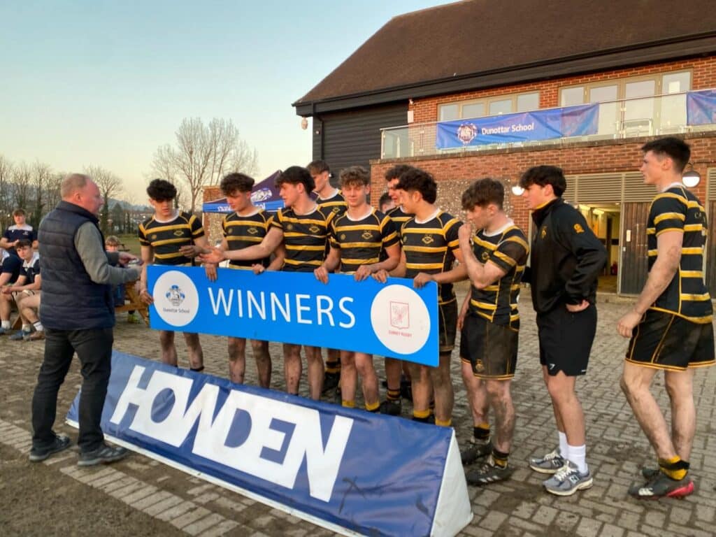 U18 Win Surrey Vase at Surrey Rugby 7s Tournament - Caterham School