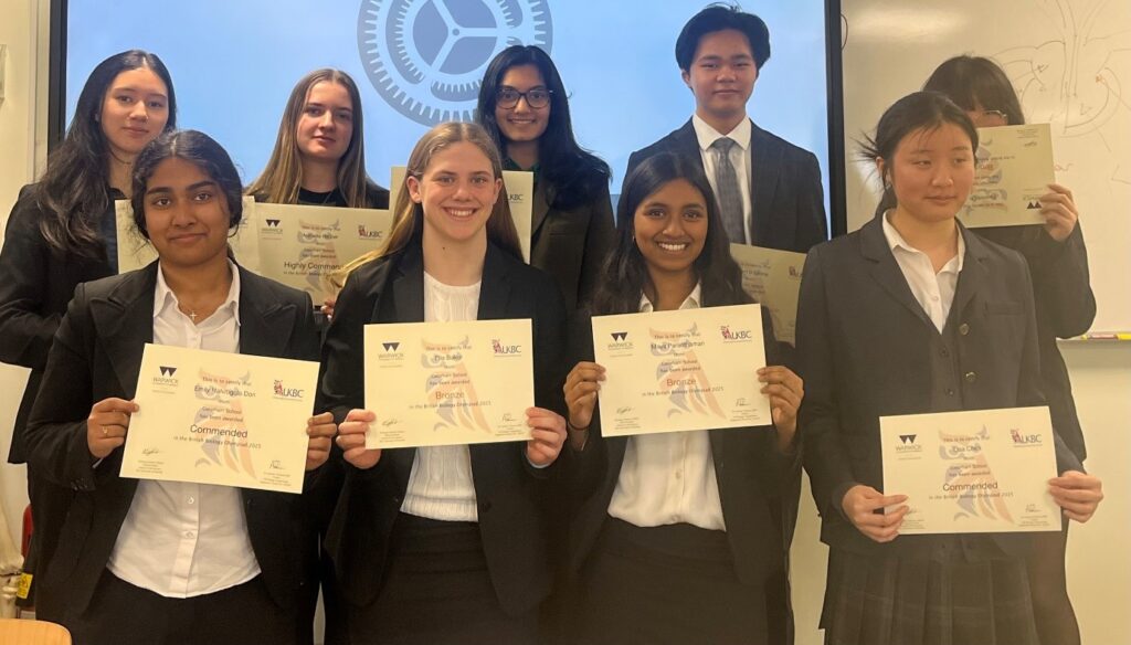 British Biology Olympiad 2025, Celebrating Silver and Bronze - Caterham ...